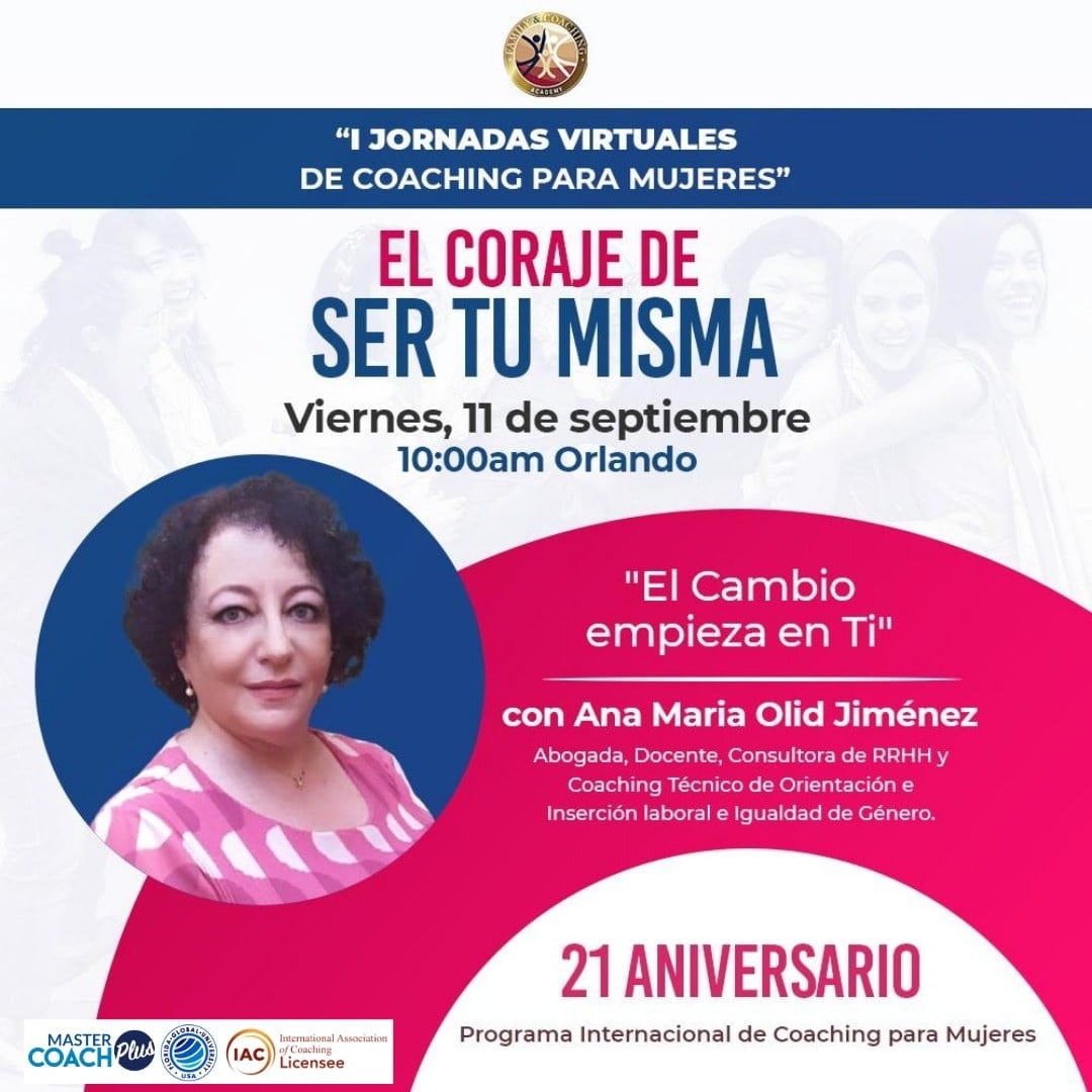 Programa Internacional de Coaching para Mujeres | El Coraje De Ser Tu ...